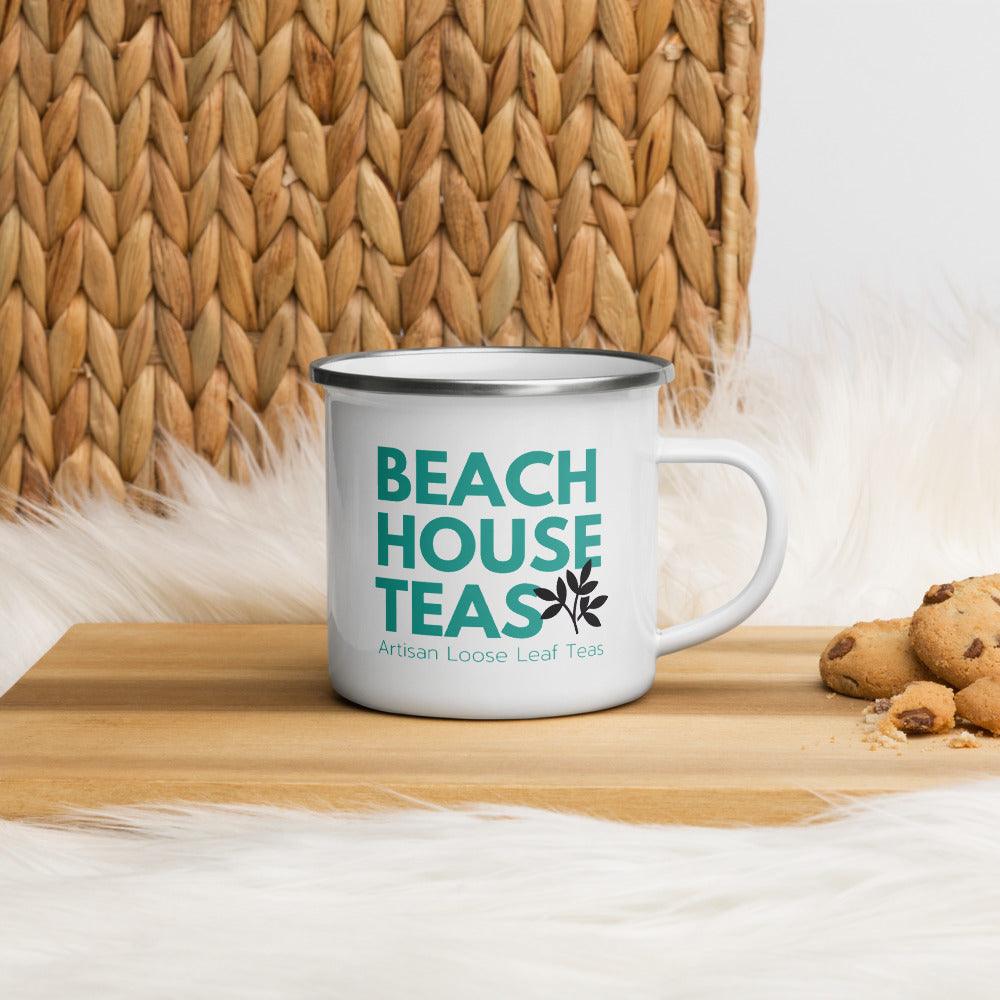 Beach House Teas Enamel Mug